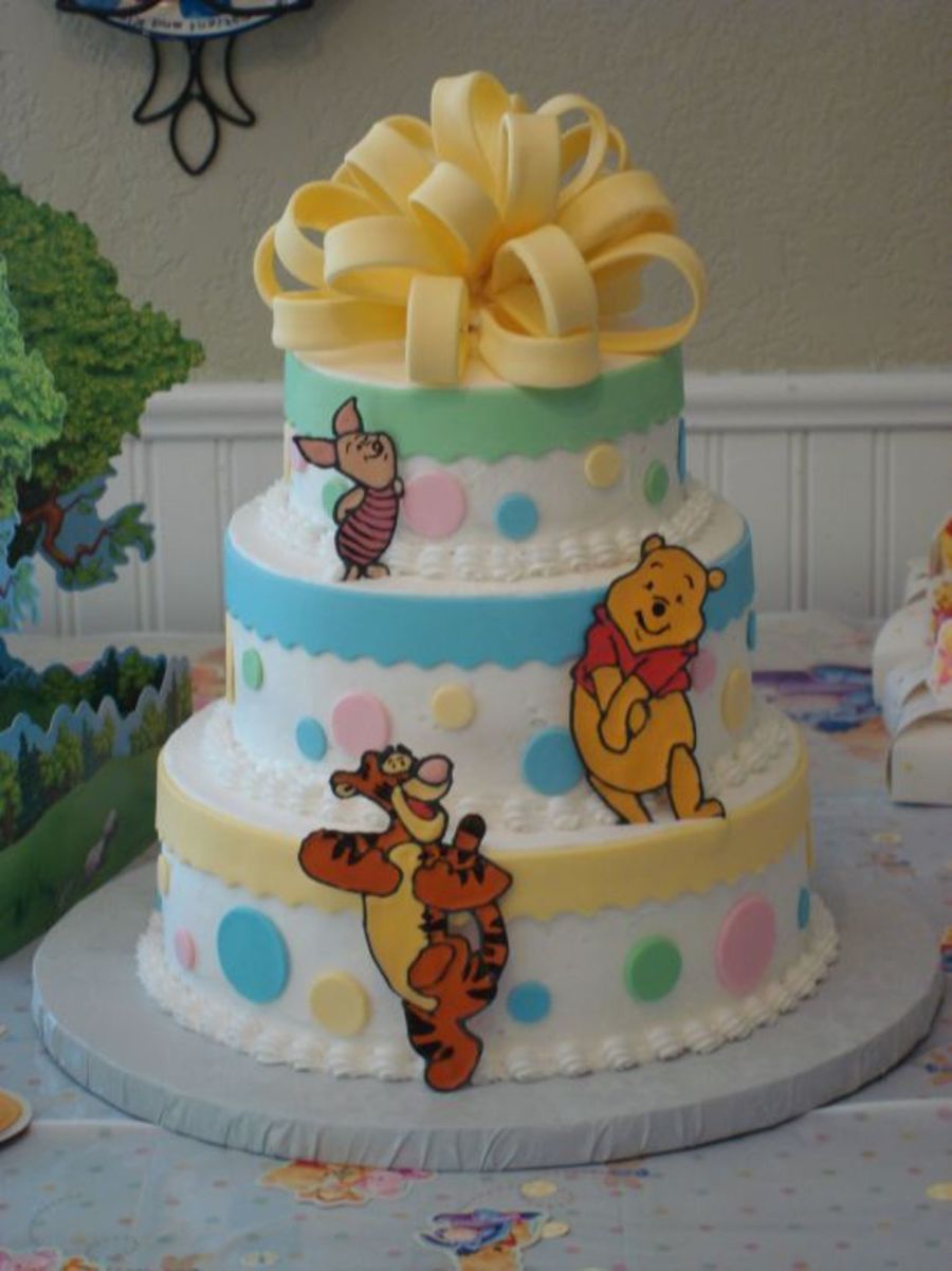Winnie The Pooh Baby Shower - CakeCentral.com