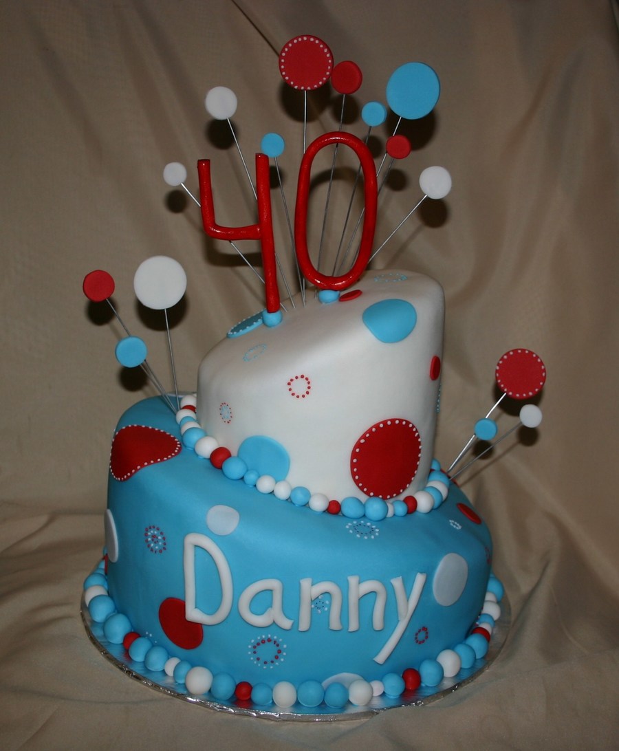 Red White And Blue Cake - CakeCentral.com