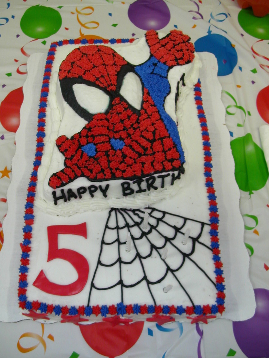 Spiderman 5Th Birthday Cake - CakeCentral.com