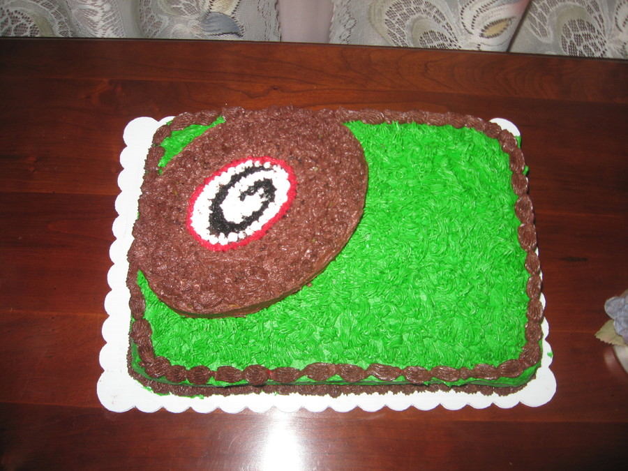 Georgia Football Cake - CakeCentral.com