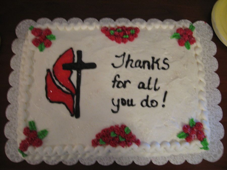 Methodist Pastor Appreciation Cake - CakeCentral.com