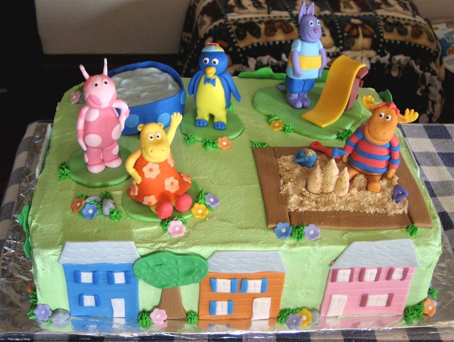 Backyardigans Birthday Cake - CakeCentral.com