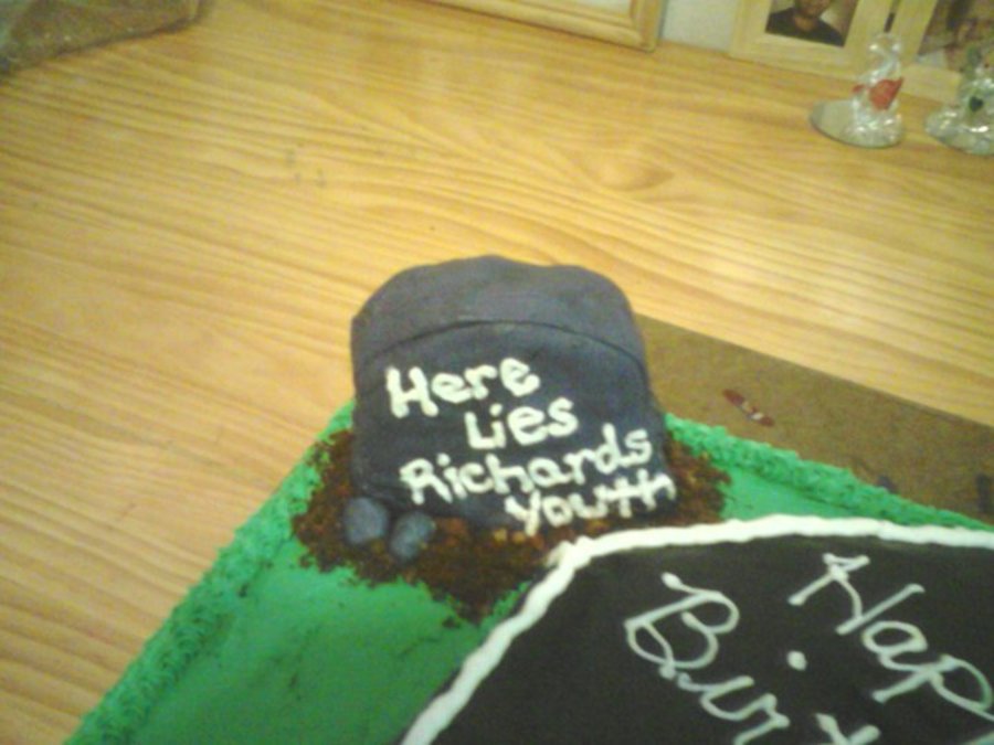 Coffin Birthday Cake - CakeCentral.com