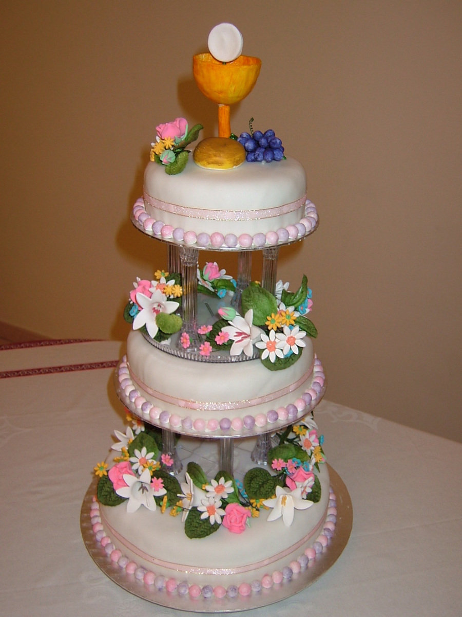 First Holy Communion Cake - CakeCentral.com