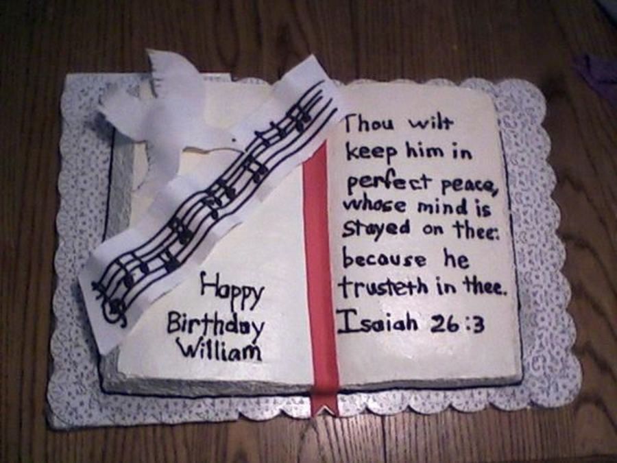 Birthday Bible Cake - CakeCentral.com