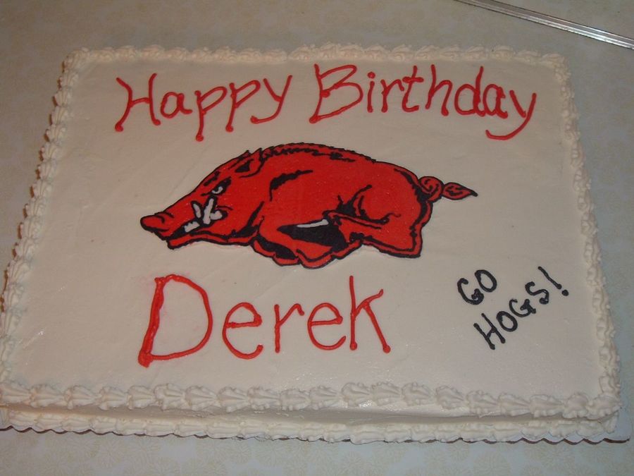 Razorback Birthday - CakeCentral.com