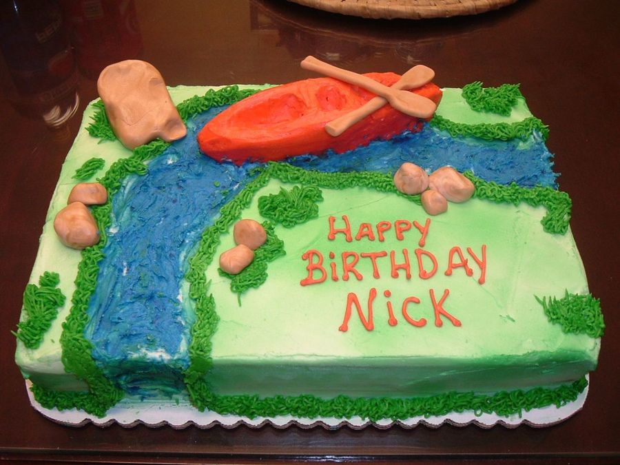 Canoe Birthday - CakeCentral.com