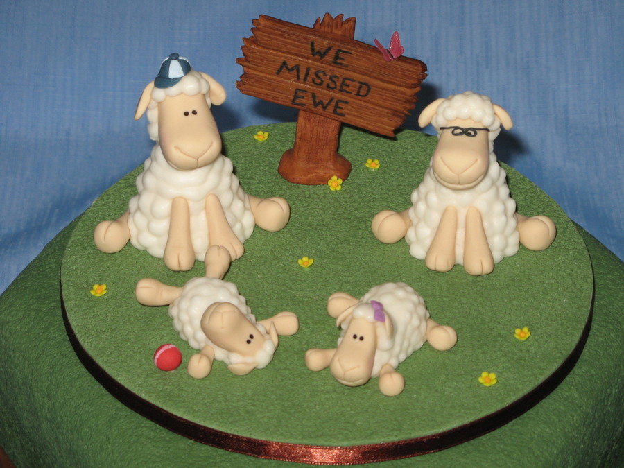 Welcome Home Sheep Cake - CakeCentral.com