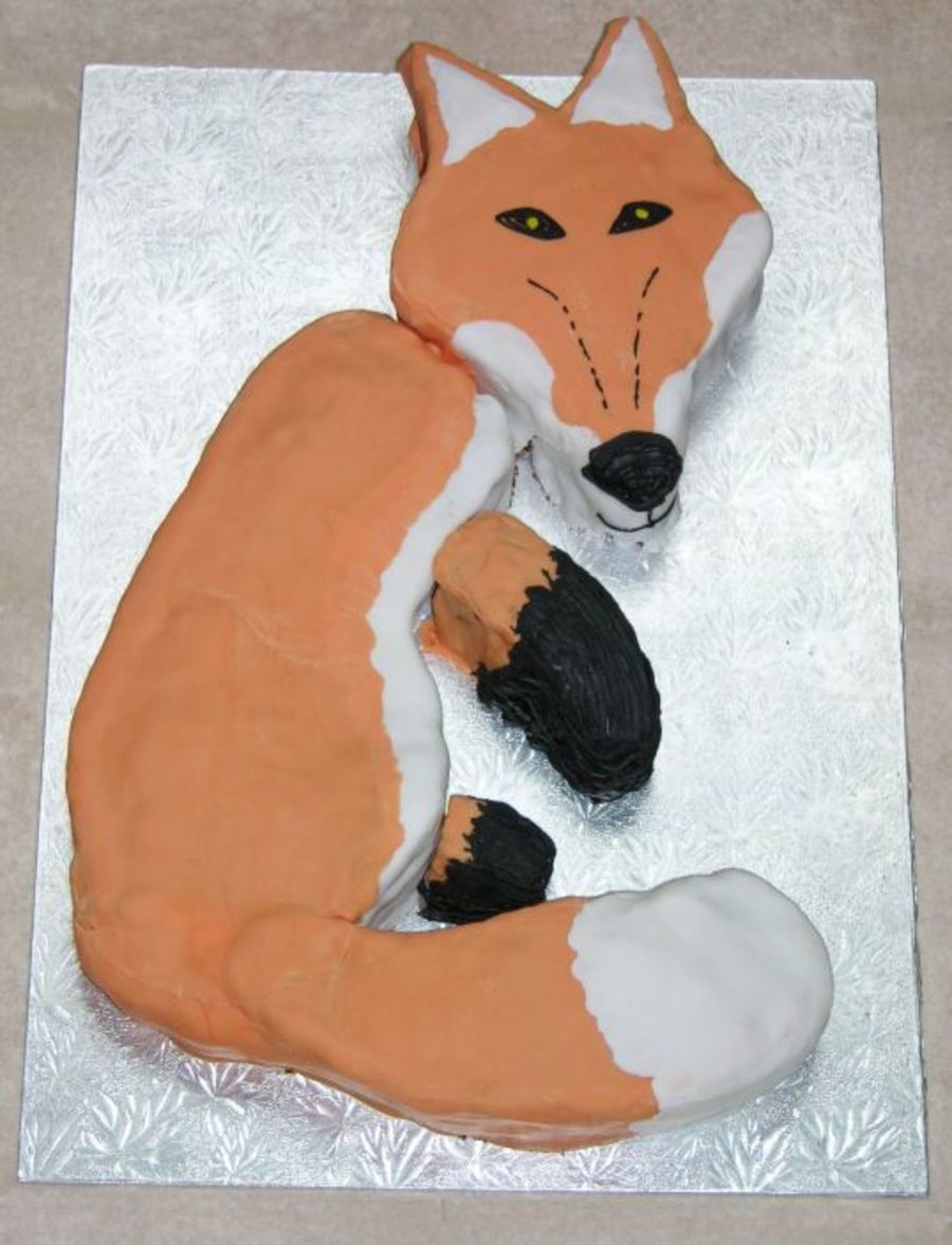 Fox Cake! - CakeCentral.com