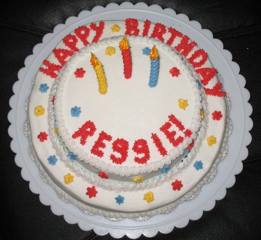 Reggie's Birthday Cake - CakeCentral.com