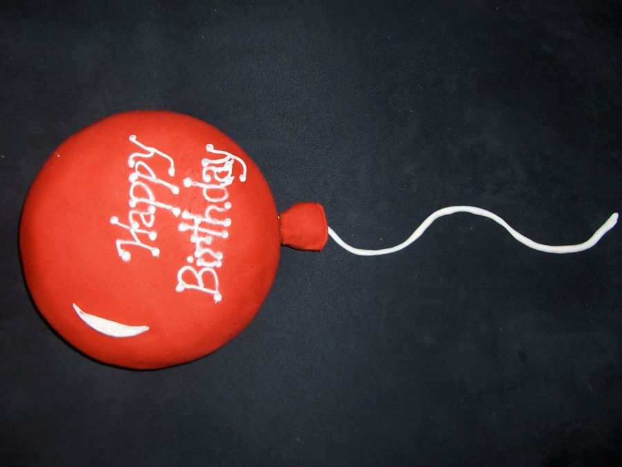 Red Balloon - CakeCentral.com