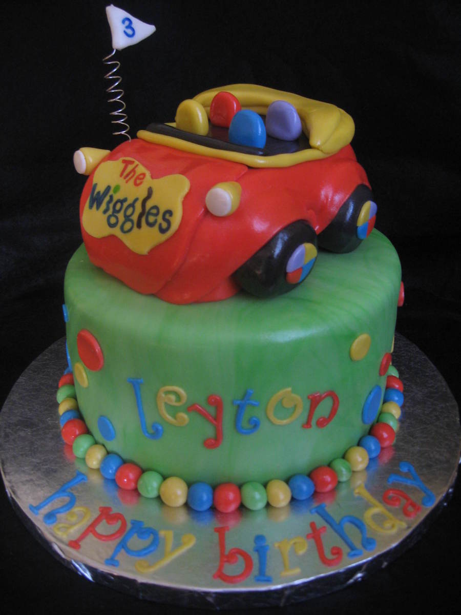 Wiggles Big Red Car Cake - CakeCentral.com