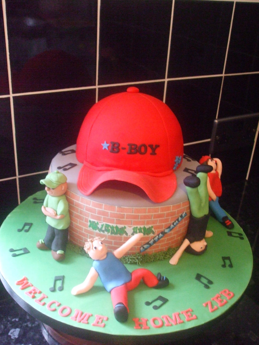 B-Boy Breakdance Cake - CakeCentral.com