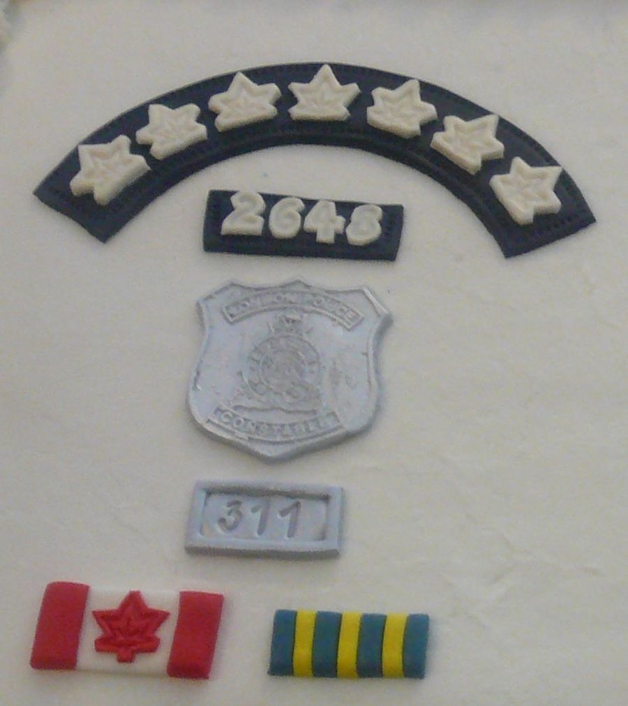 Police Retirement Cake - CakeCentral.com