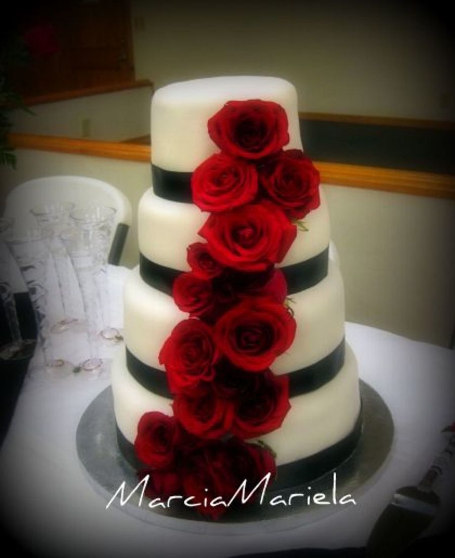 First Official Wedding Cake! - CakeCentral.com