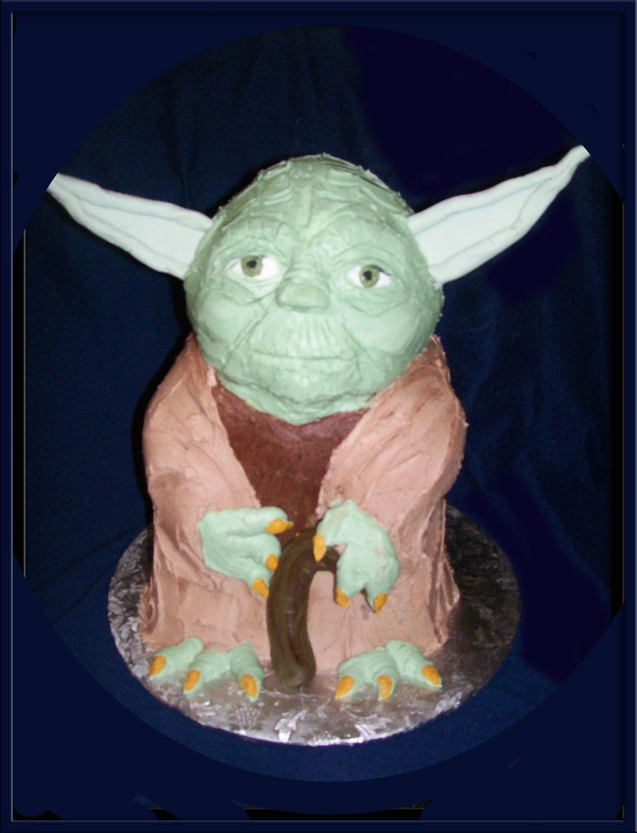 Standing Yoda - CakeCentral.com
