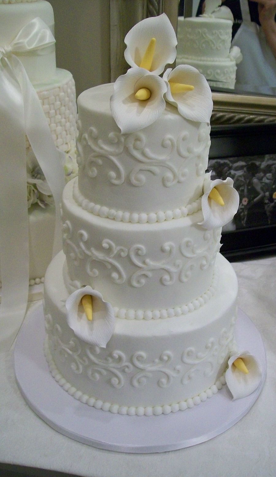 3- Tier Lacie Scroll - CakeCentral.com