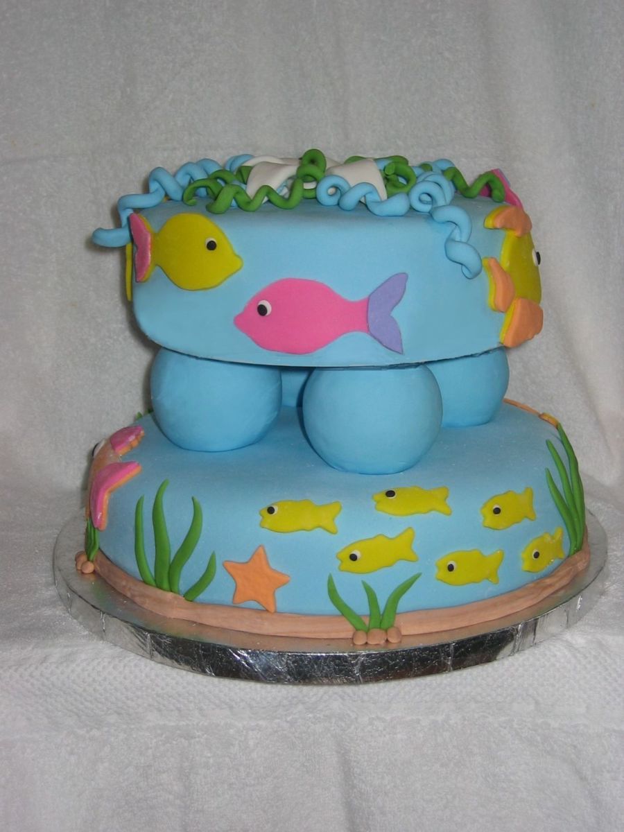 Fishy Birthday Cake - CakeCentral.com