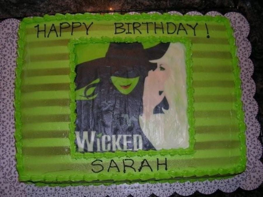 Wicked Birthday Cake - CakeCentral.com
