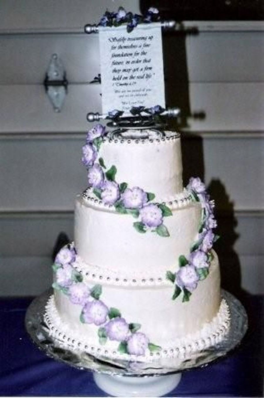 3-Tier Graduation Cake - CakeCentral.com