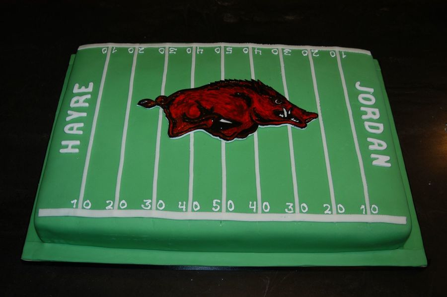 Razorback Groom's Cake - CakeCentral.com