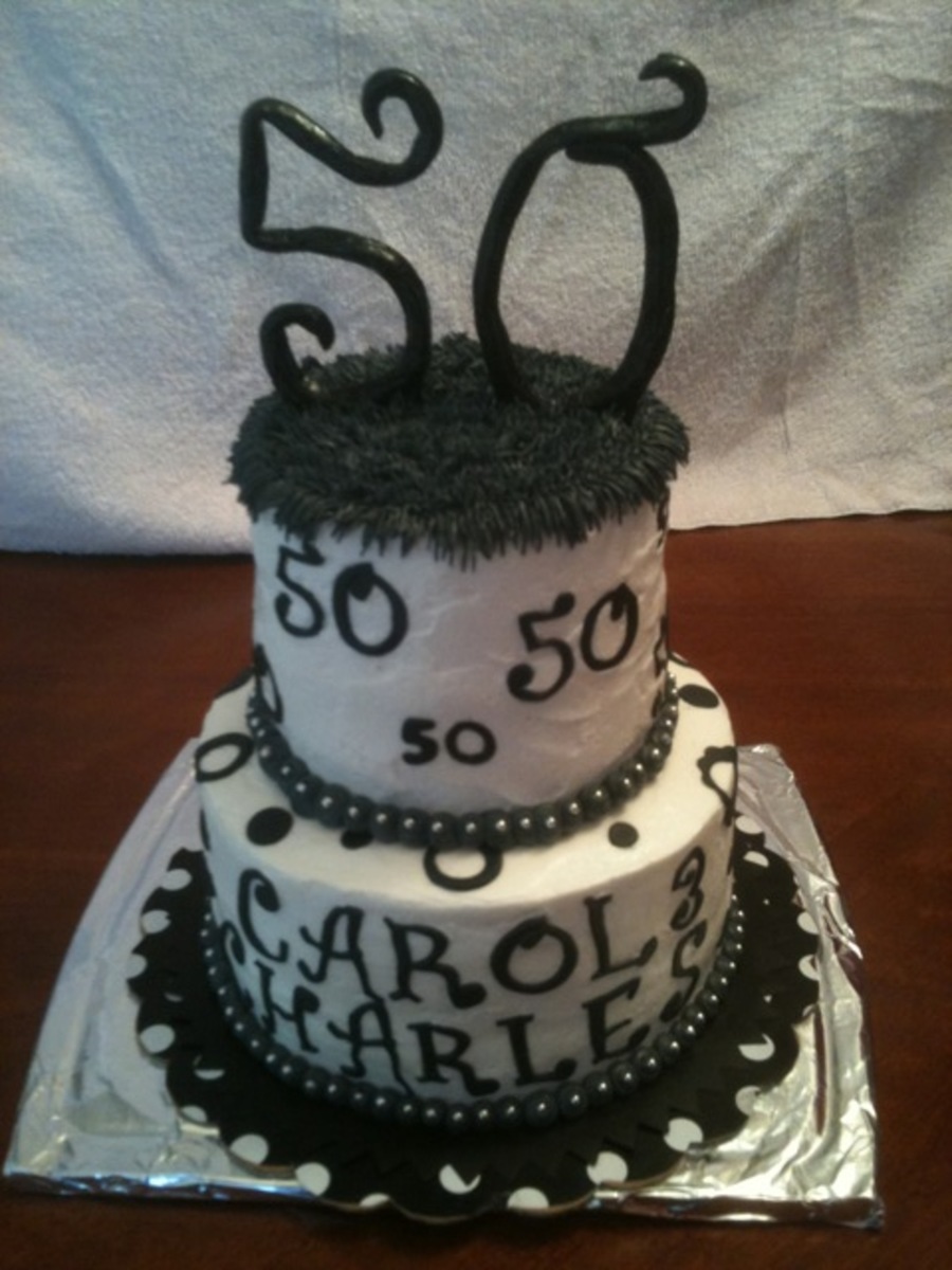 50Th Birthday Cake - CakeCentral.com