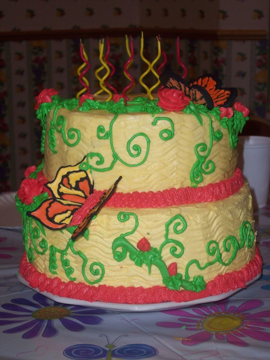 Butterfly Flutter - CakeCentral.com