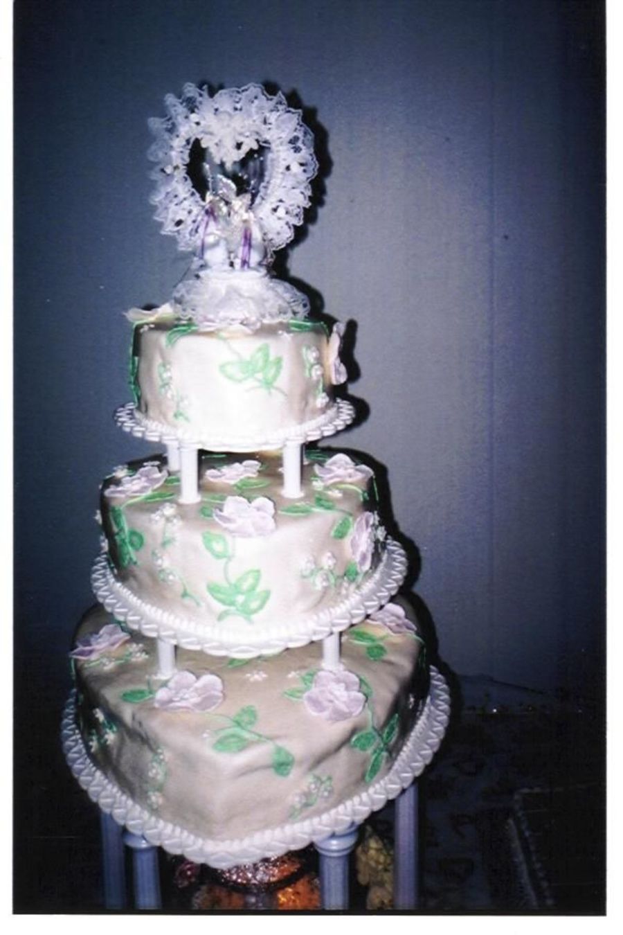 Megan's Wedding Cake - CakeCentral.com