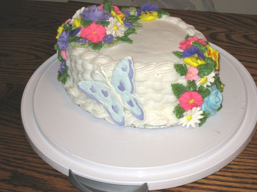 Course 2 Cake- Butterfly - CakeCentral.com