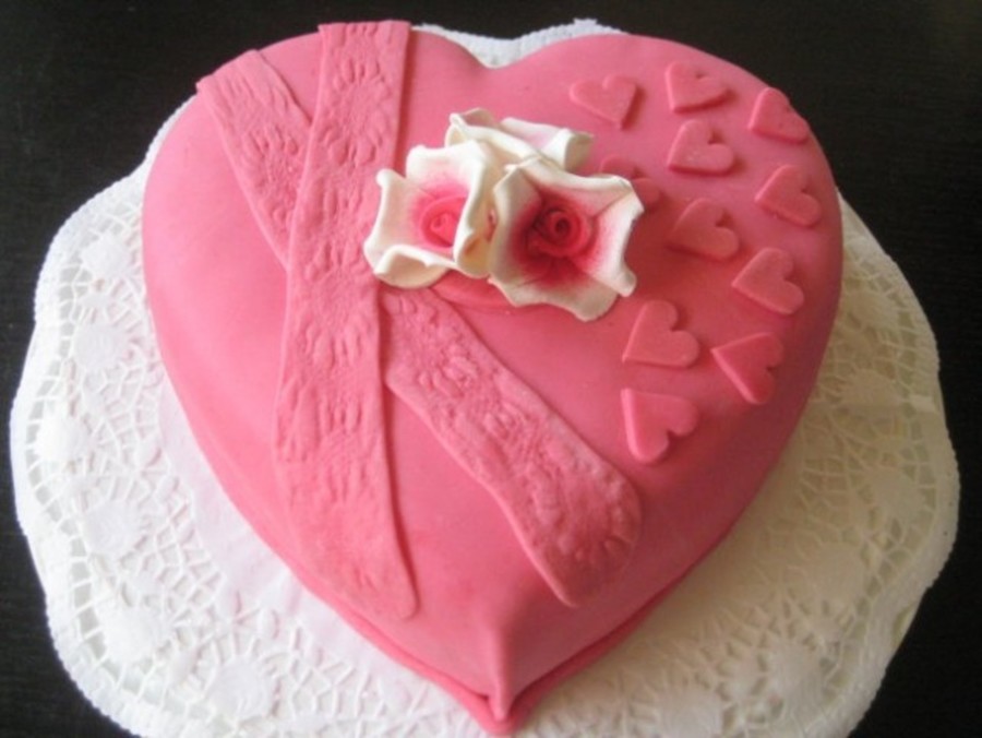 Pink Heart - CakeCentral.com