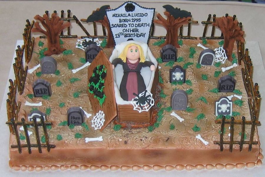 Graveyard Scene - CakeCentral.com