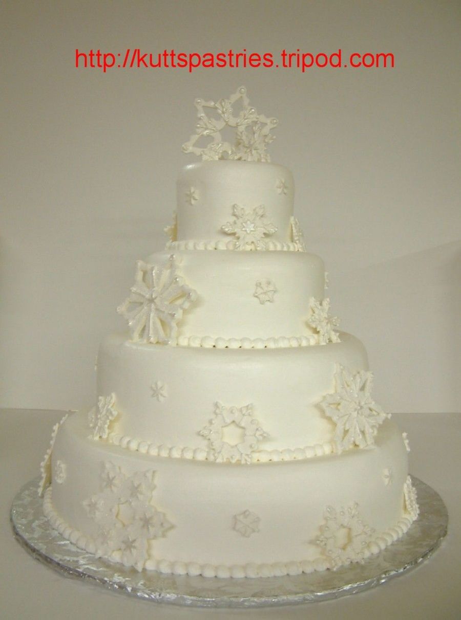 Snow Flake Cake - CakeCentral.com