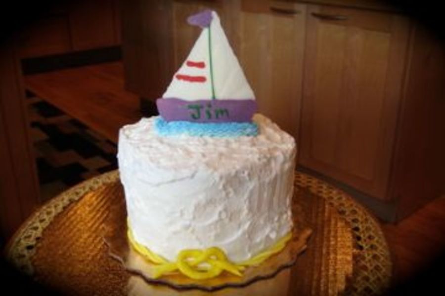 Sail Boat Cake - CakeCentral.com