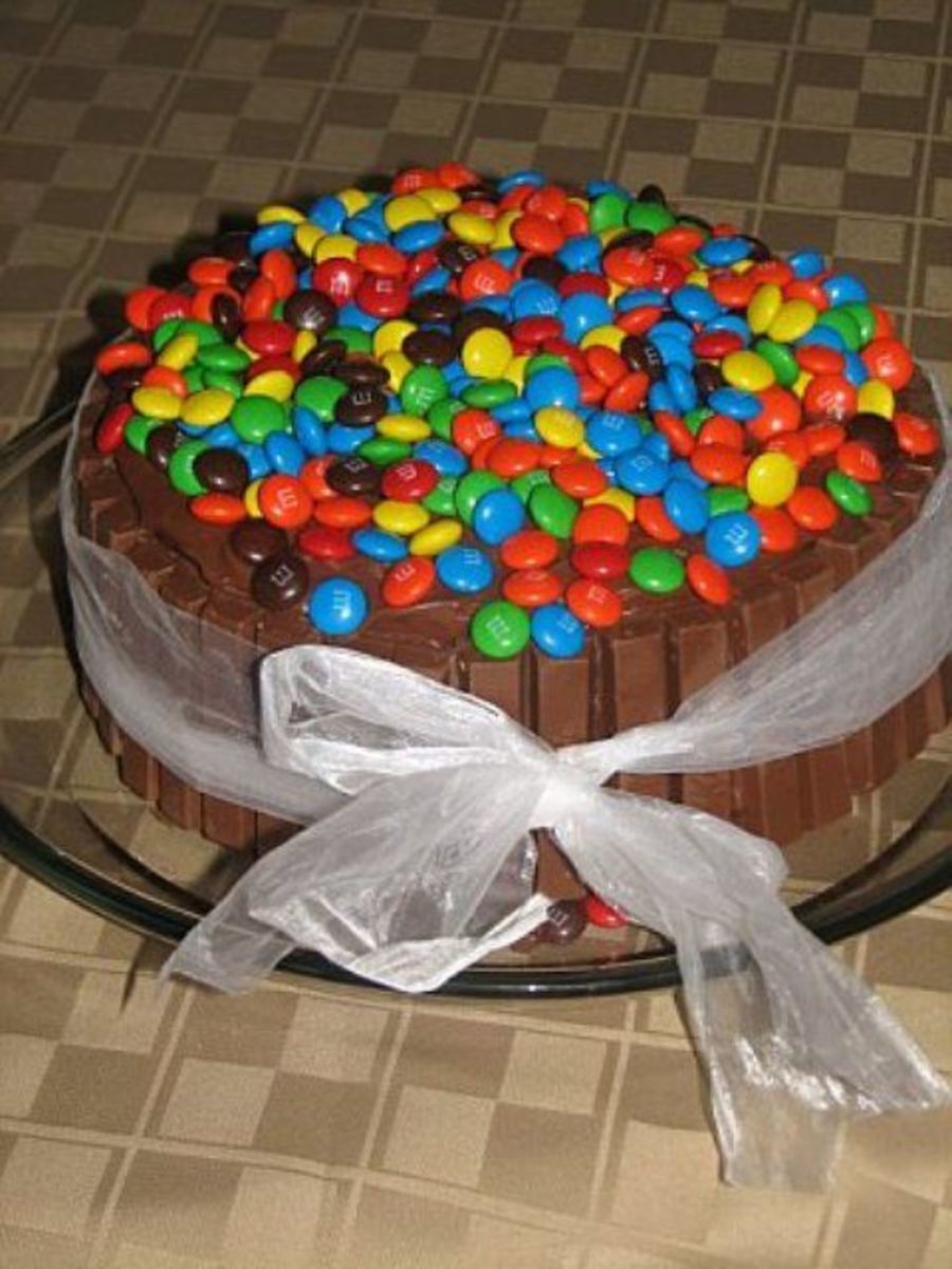 M&m Candy Cake - CakeCentral.com