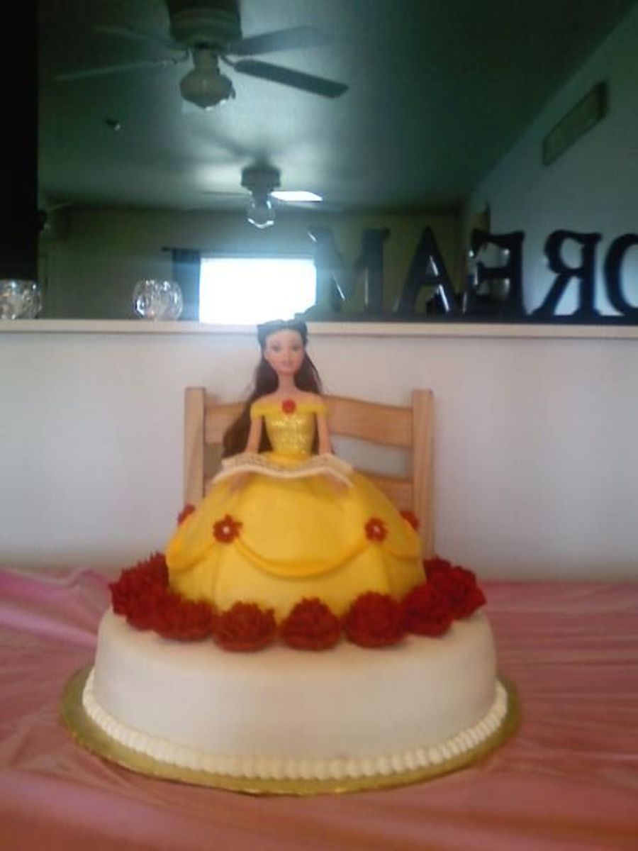 Belle Doll Cake - CakeCentral.com