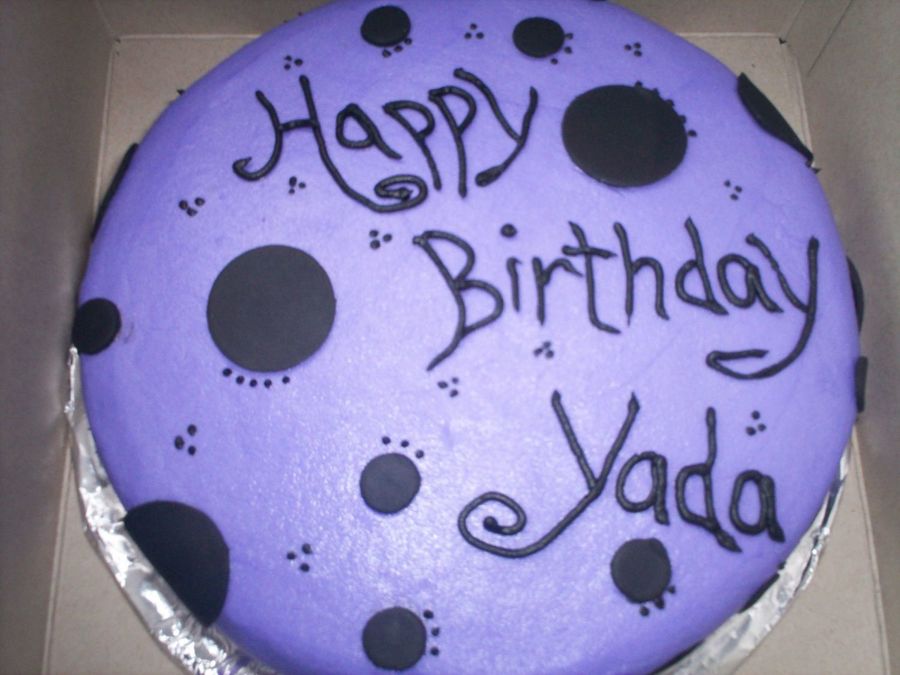 Polka Dot Cake - CakeCentral.com