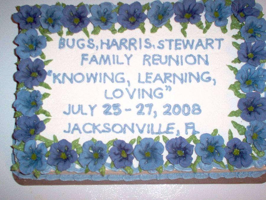 Family Reunion Cake For High School Friend In Jacksonville, Fl ...