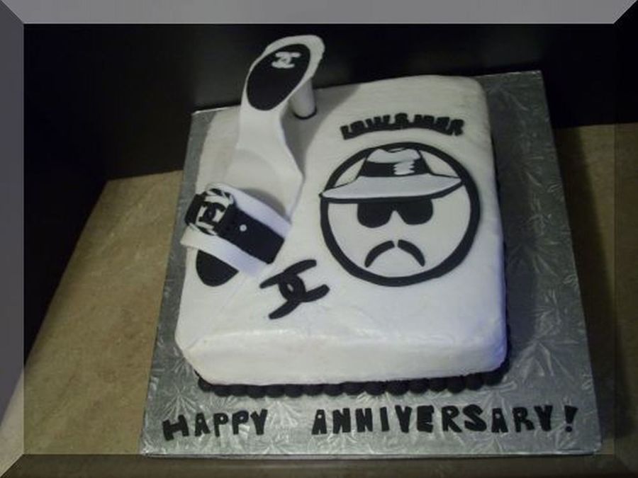 Chanel Heel & Lowrider Cake - CakeCentral.com