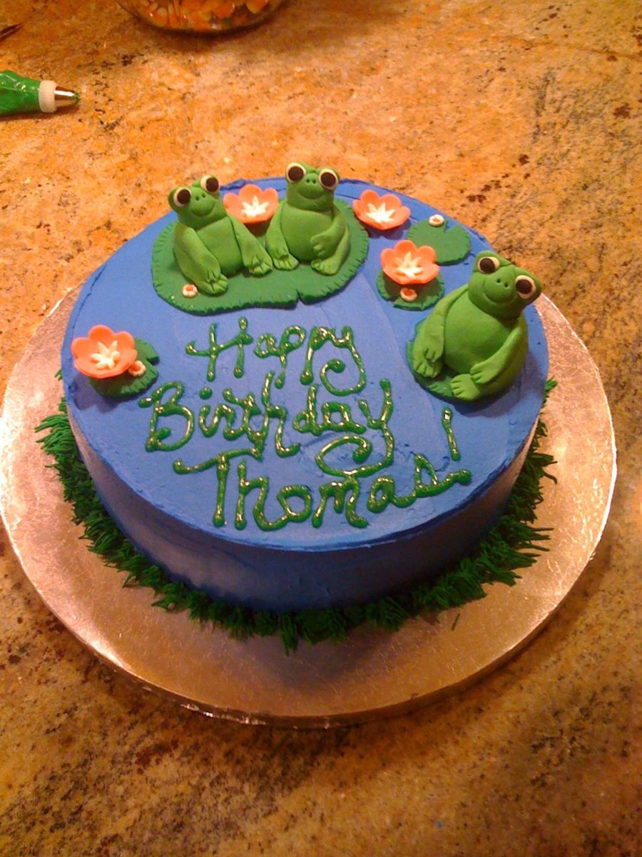 Frogs On Lilypads - CakeCentral.com