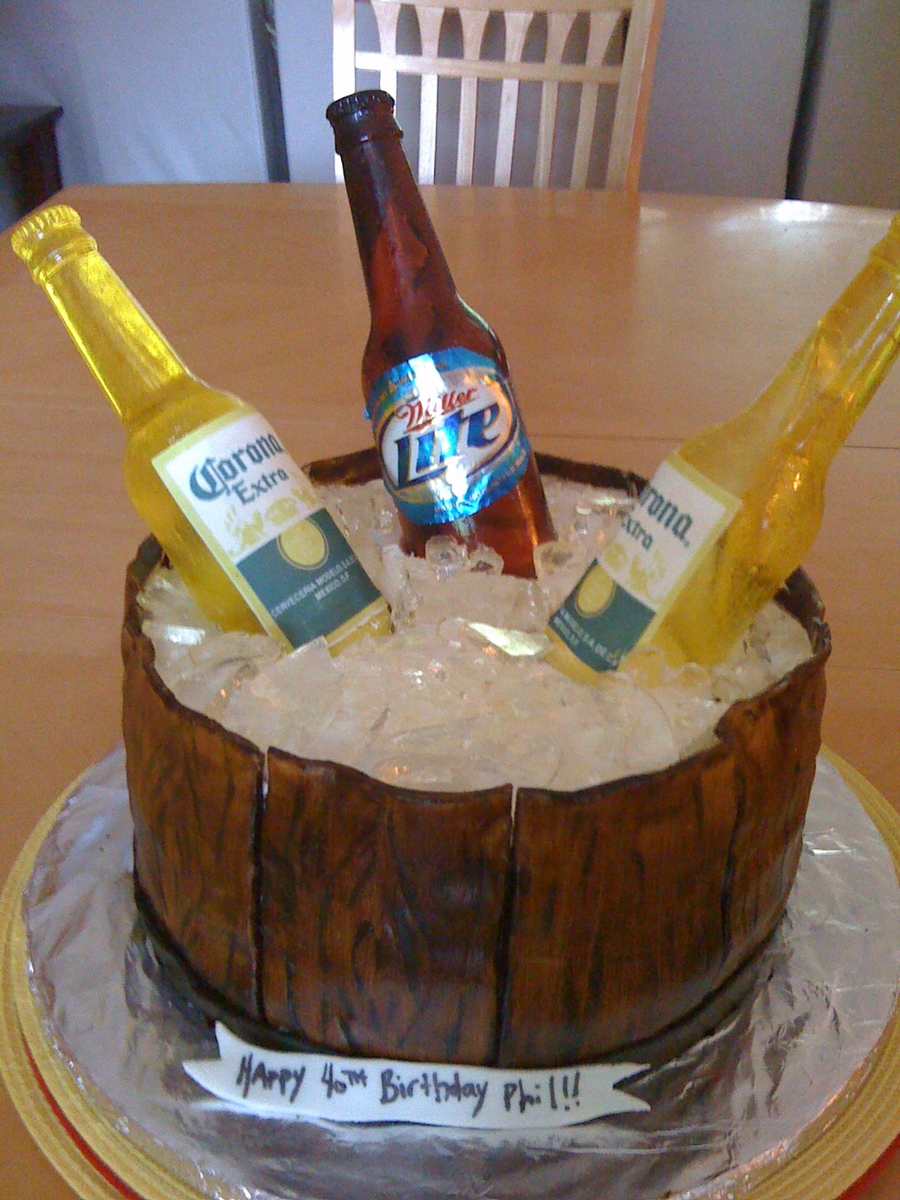 Beer Bottle Cake - CakeCentral.com
