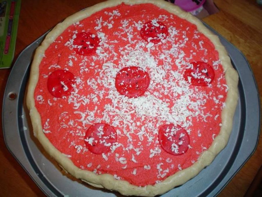April Fools Pizza Cake - CakeCentral.com