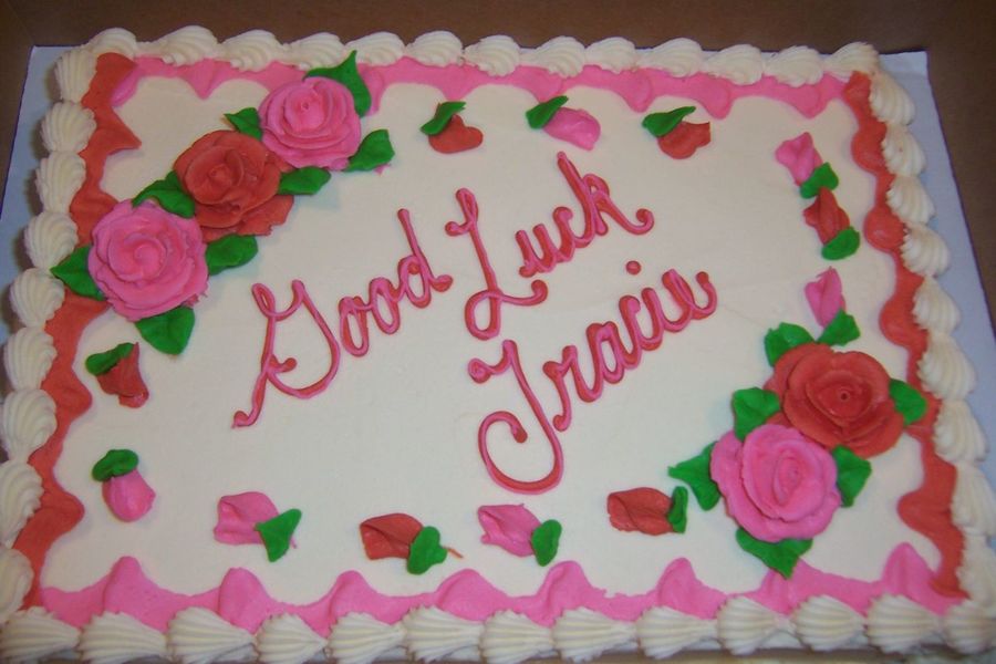 Good Luck 1/2 Sheet - CakeCentral.com