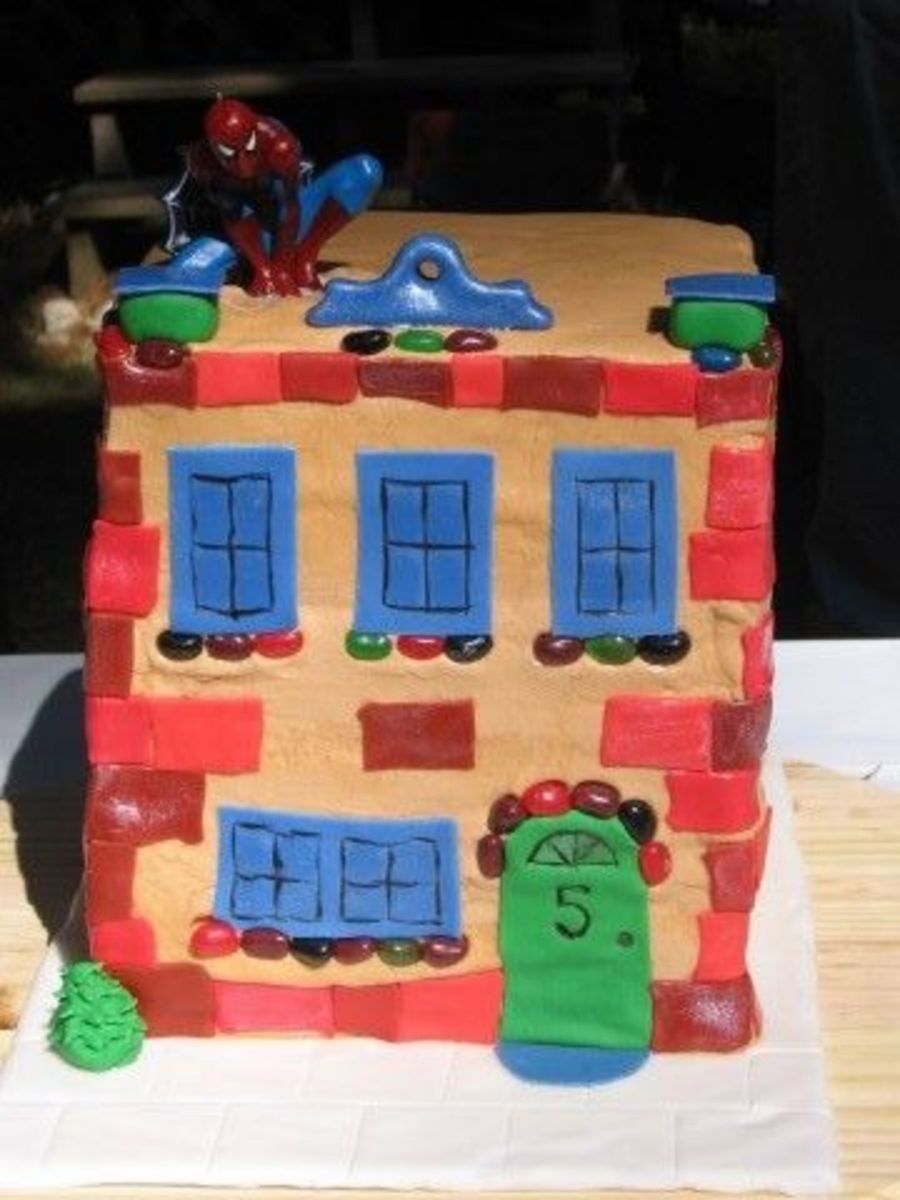 Spiderman Building - CakeCentral.com