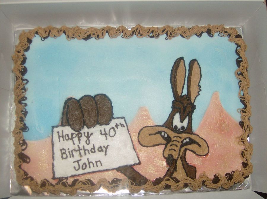 Wile E. Coyote - CakeCentral.com