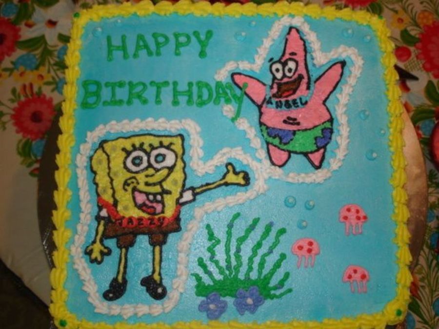 Spongebob And Patrick - CakeCentral.com