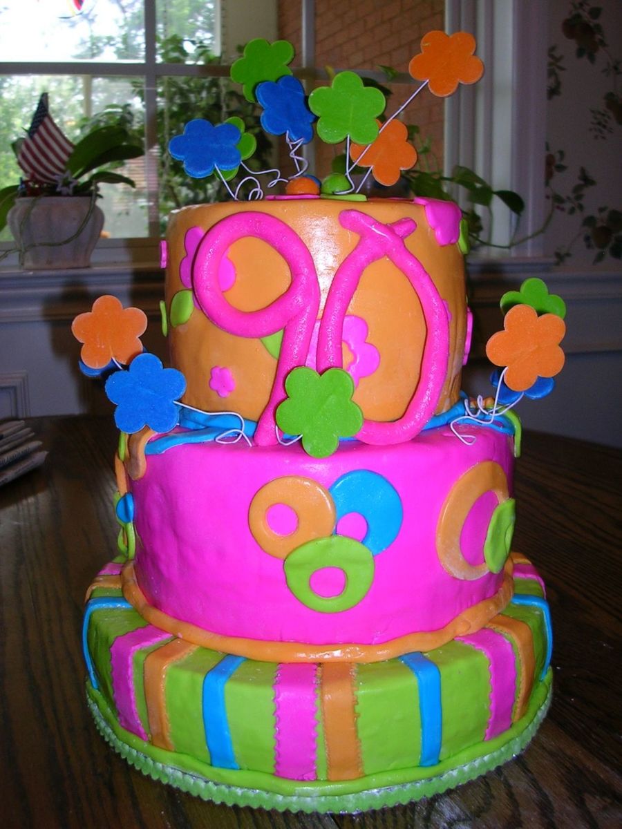 90Th Birthday Cake - CakeCentral.com
