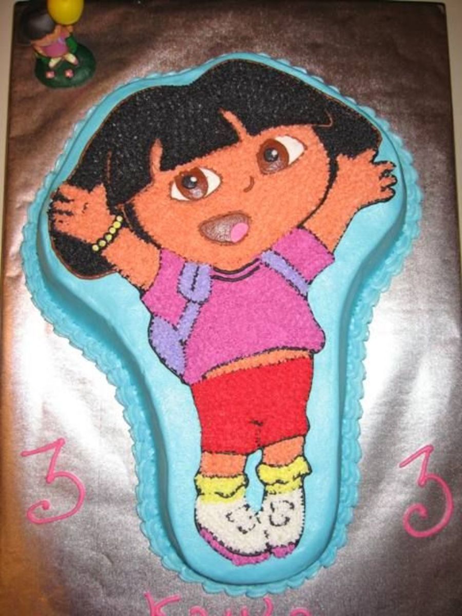 Dora Birthday Cake - CakeCentral.com