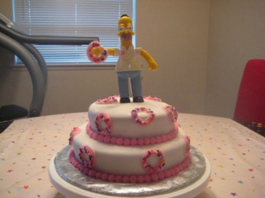 Homer Simpson Cake - CakeCentral.com