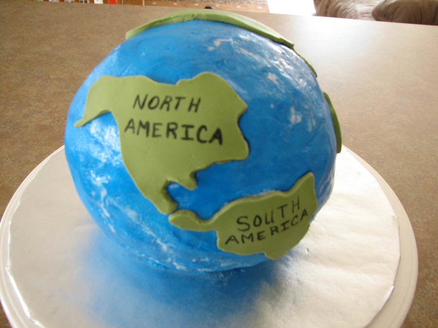 Globe Cake - CakeCentral.com