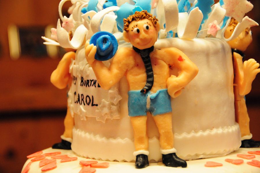 Modified "full Monty" Birthday Cake! - CakeCentral.com